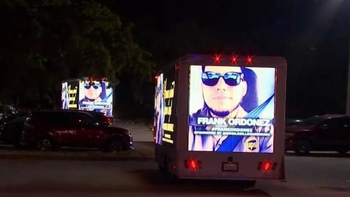 Vigilia en homenaje a Frank Ordóñez, conductor de UPS – Telemundo Miami ...