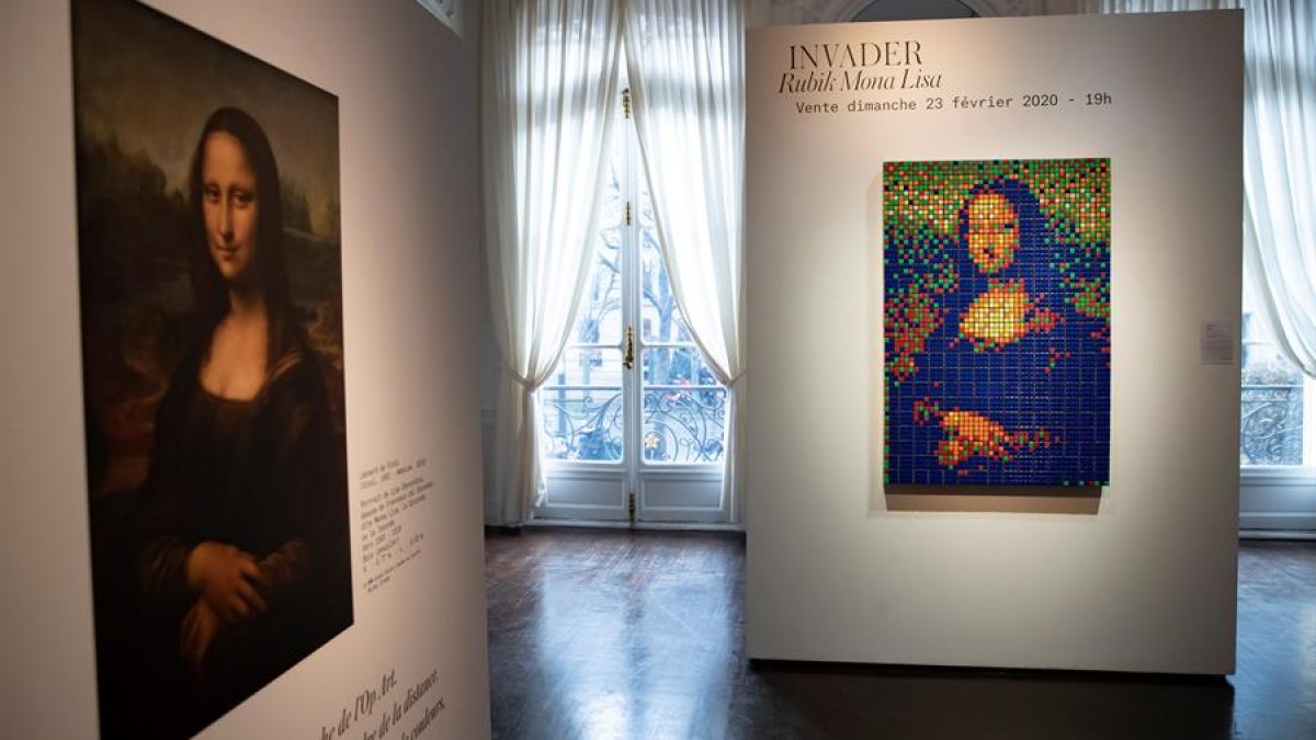 Por qué esta Mona Lisa “pixelada” podría venderse en miles de dólares ...