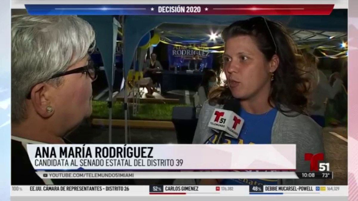 Ana María Rodríguez gana el Distrito 39 del Senado estatal – Telemundo ...