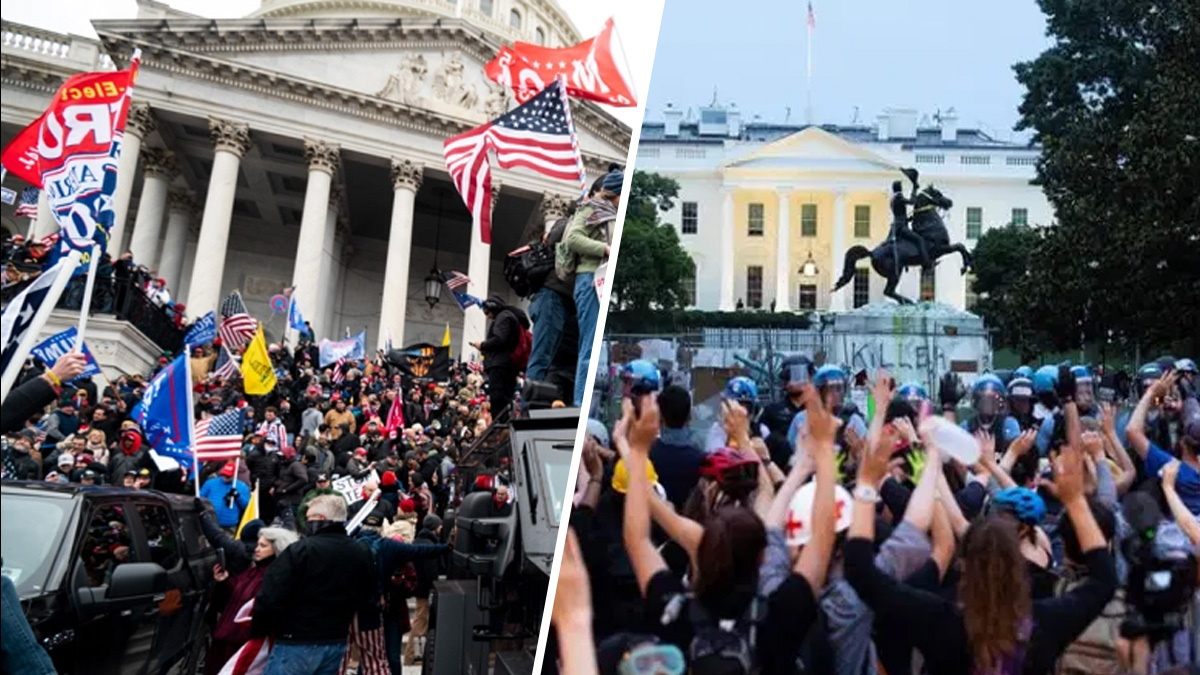 Toma del Capitolio, ejemplo de desigualdad racial – Telemundo Miami (51)