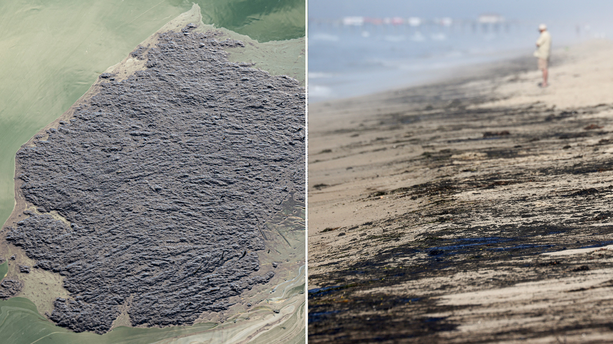 Derrame masivo de 126 mil galones de petróleo cerca de Huntington Beach ...