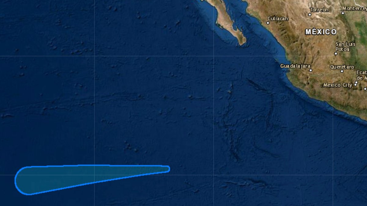 El sistema tropical Terry se disipa sobre aguas del Pacífico ...