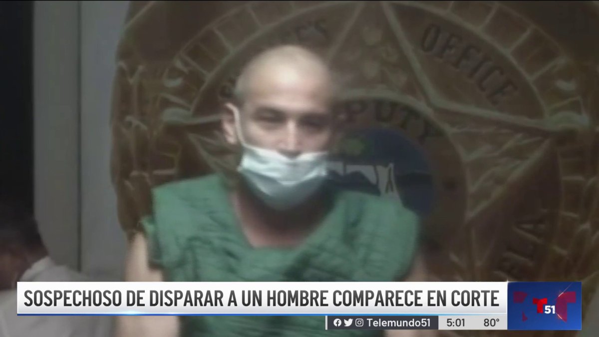 Sospechoso De Disparar A Un Hombre Comparece En Corte Telemundo Miami