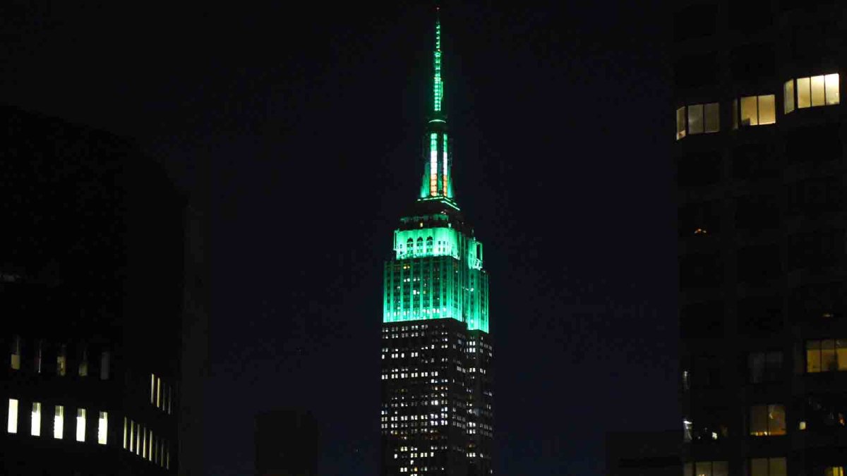Polémica en NY: Empire State se prende de verde por los Eagles ...