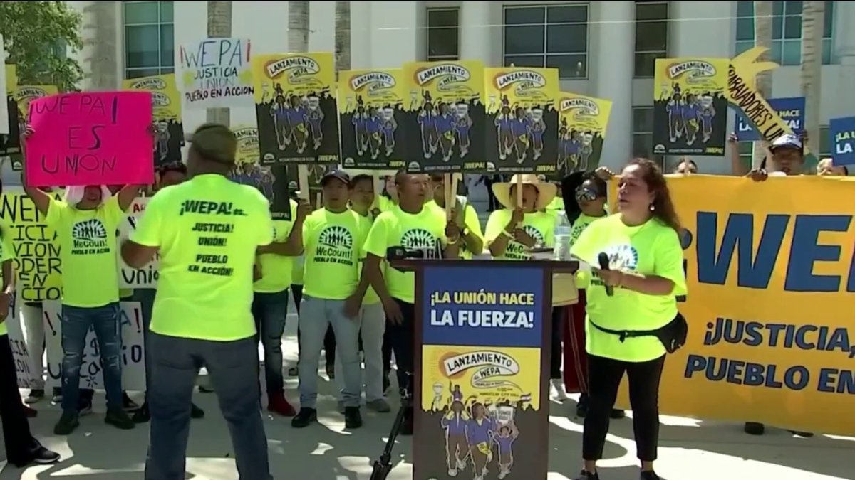 Organización pro-inmigrante protesta en Homestead en el Día ...