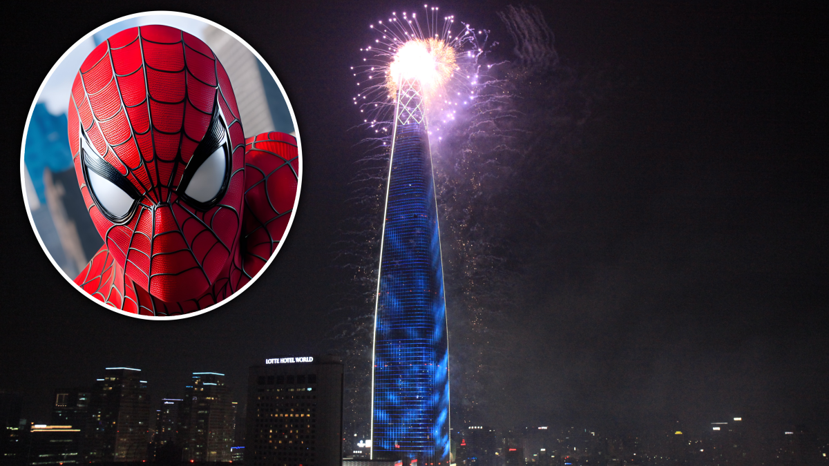 Corea del Sur: detienen a hombre por escalar el rascacielos Lotte World ...