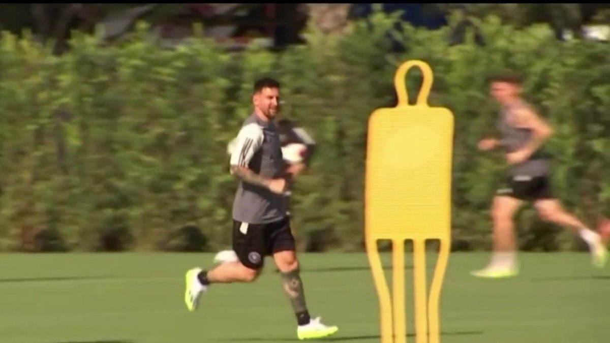 Primer entrenamiento de Lionel Messi en Miami atrae a decenas de ...