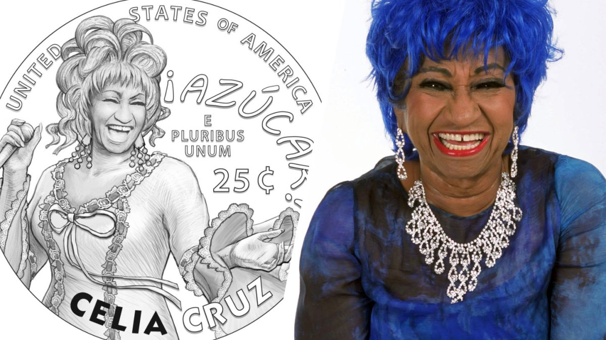 Moneda de 25 centavos de Celia Cruz – Telemundo Miami (51)