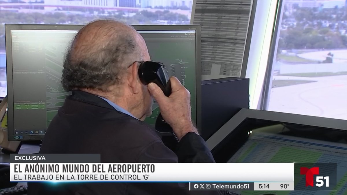 El Anónimo Mundo del Aeropuerto: La Torre de Control – Telemundo Miami (51)