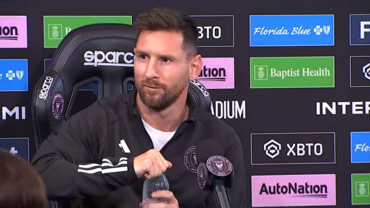 "Feliz del momento que estoy viviendo": Messi en su primera conferencia ...