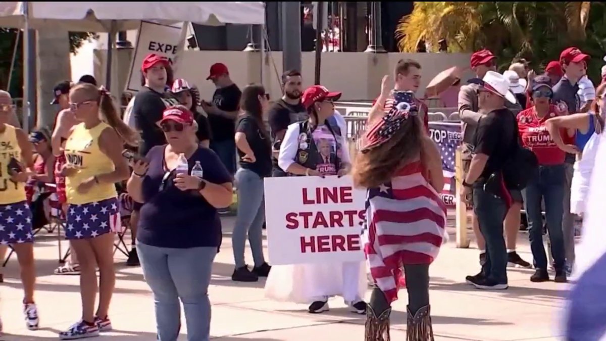 Acto de Trump en Hialeah: ambiente previo en el Milander Park ...