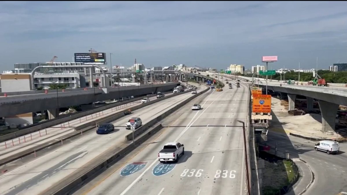 Cambios en el tráfico por cierres y desvíos en autopista de Miami ...