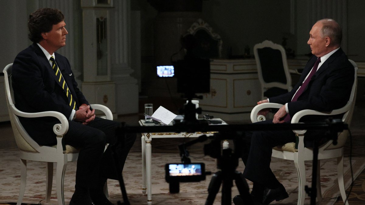 Rusia: entrevista de Tucker Carlson con Vladimir Putin – Telemundo ...