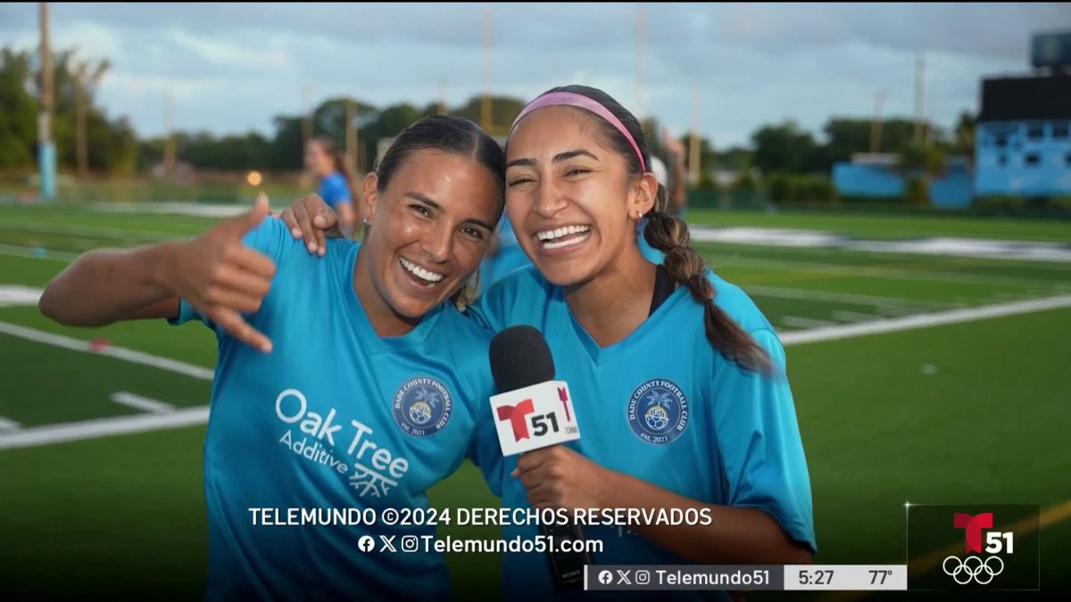 El fútbol: más que un deporte para dos amigas – Telemundo Miami (51)