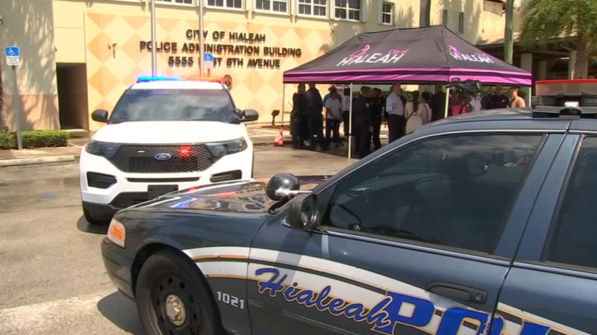 La policía de Hialeah estrena nuevas patrullas tras recibir fondos ...