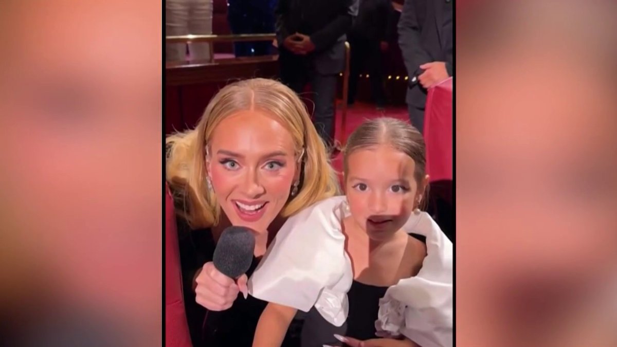 "Mini-Adele" se roba el corazón de Adele en Las Vegas – Telemundo Miami ...