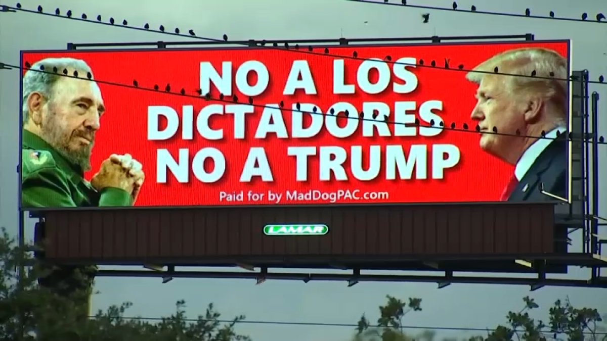 PAC detrás de la publicidad de Trump y Castro como ‘dictadores’ dice ...