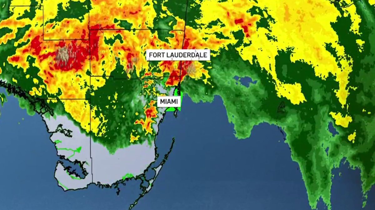 Inundaciones en Miami y el sur de la Florida: radar del tiempo ...