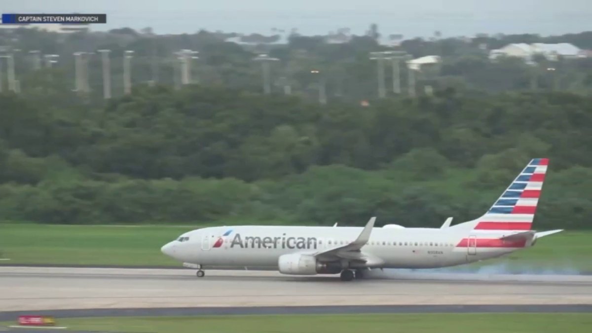 Explota neumático de avión de American Airlines en pleno despegue ...
