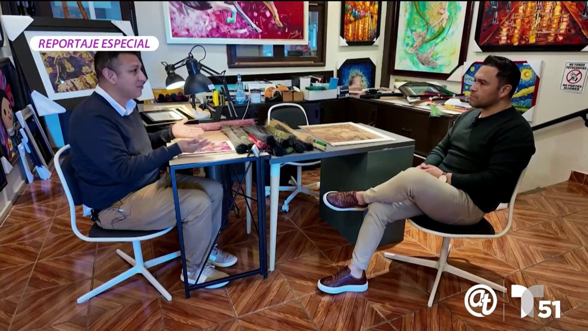 Arte Único Hecho a Mano Llamado Arte Popote Coloreado – Telemundo Miami ...