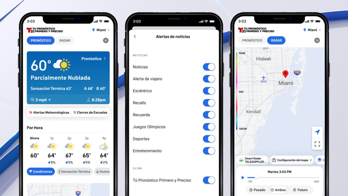 La actualización de la aplicación Telemundo 51 agrega funciones ...