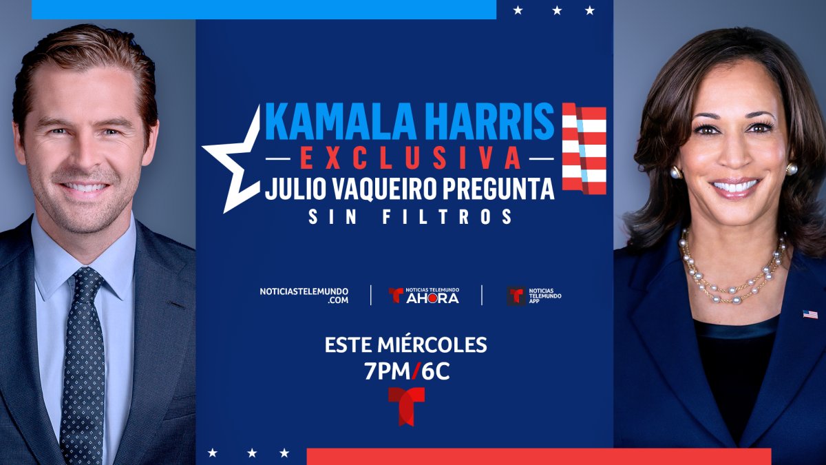 Noticias Telemundo: entrevista a Kamala Harris – Telemundo Miami (51)