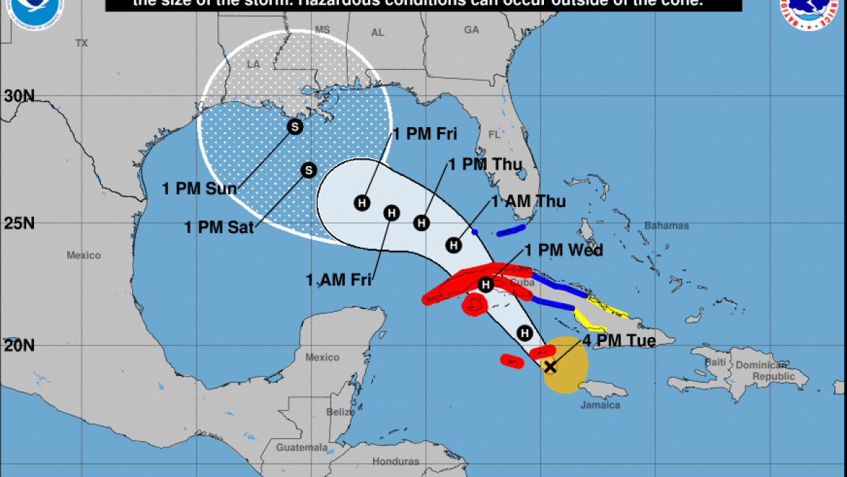 Trayectoria de tormenta tropical Rafael: Cuba y Florida en alerta ...