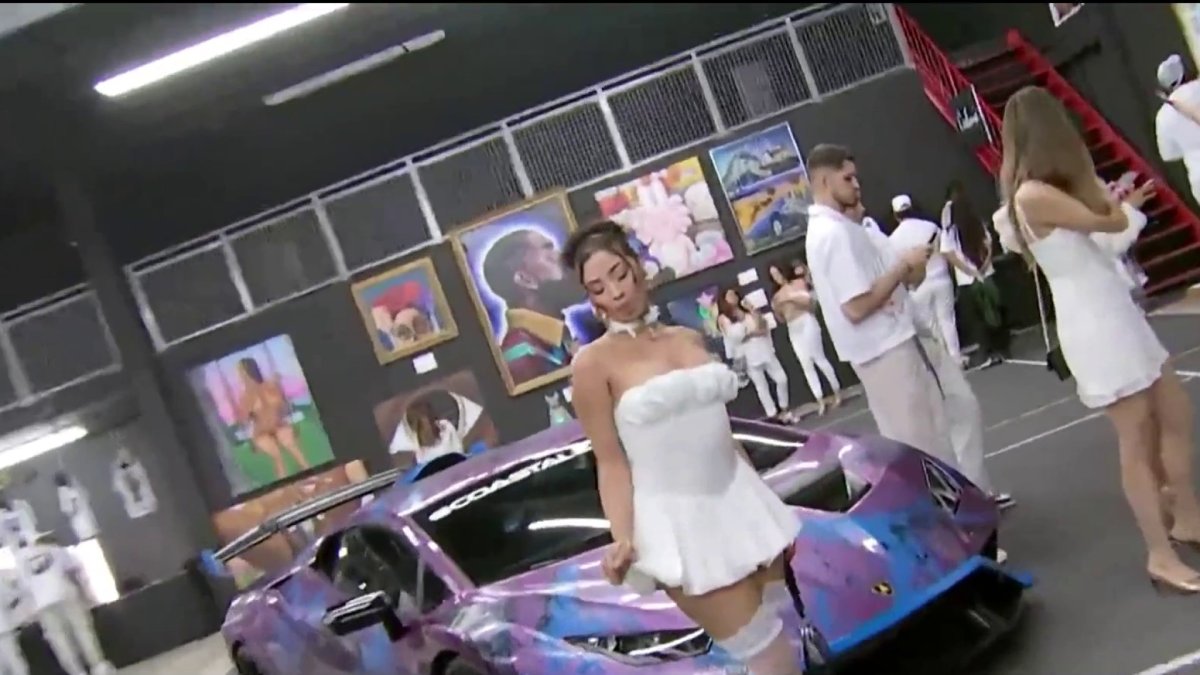Hialeah vibra con el arte de Artlanta en una noche de lujo – Telemundo ...