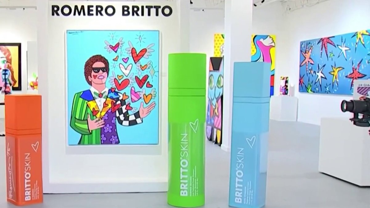 Semana del arte en Miami: Romero Britto lanza línea de cosméticos ...