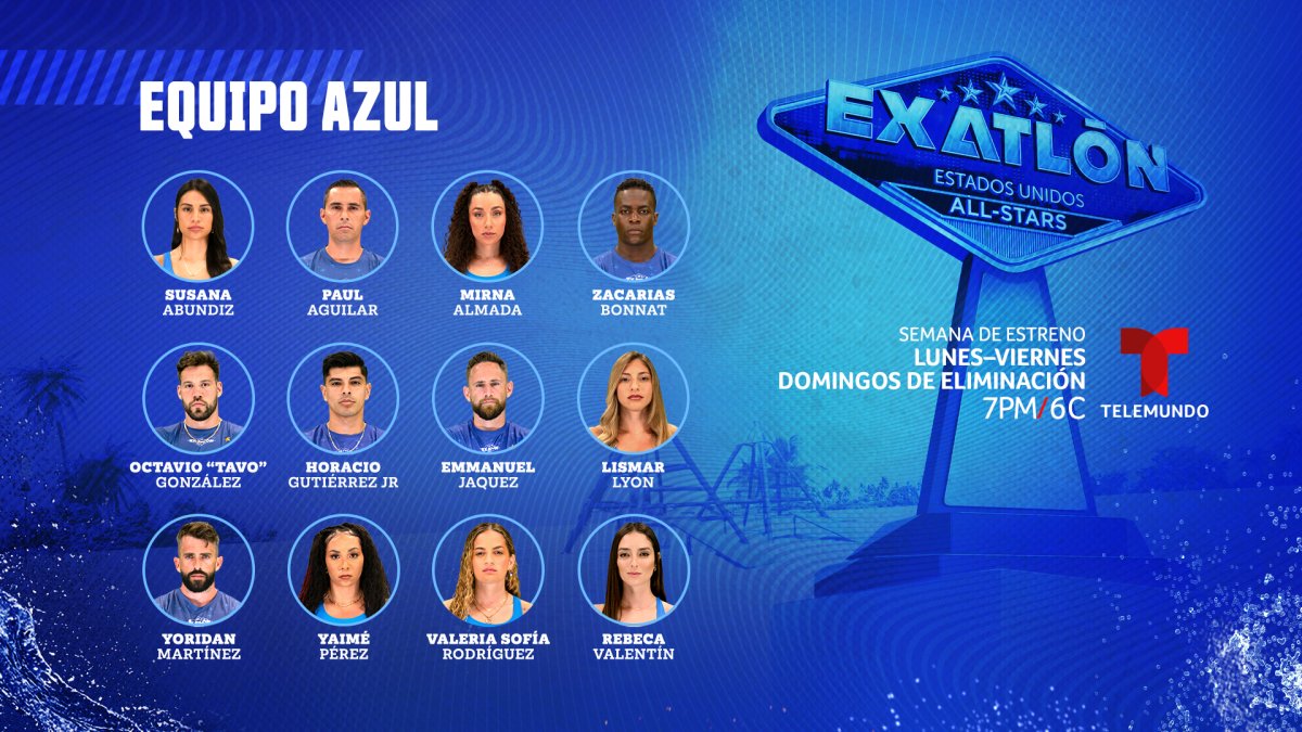 El equipo Azul pasa su primera noche en La Villa de Exatlón – Telemundo ...