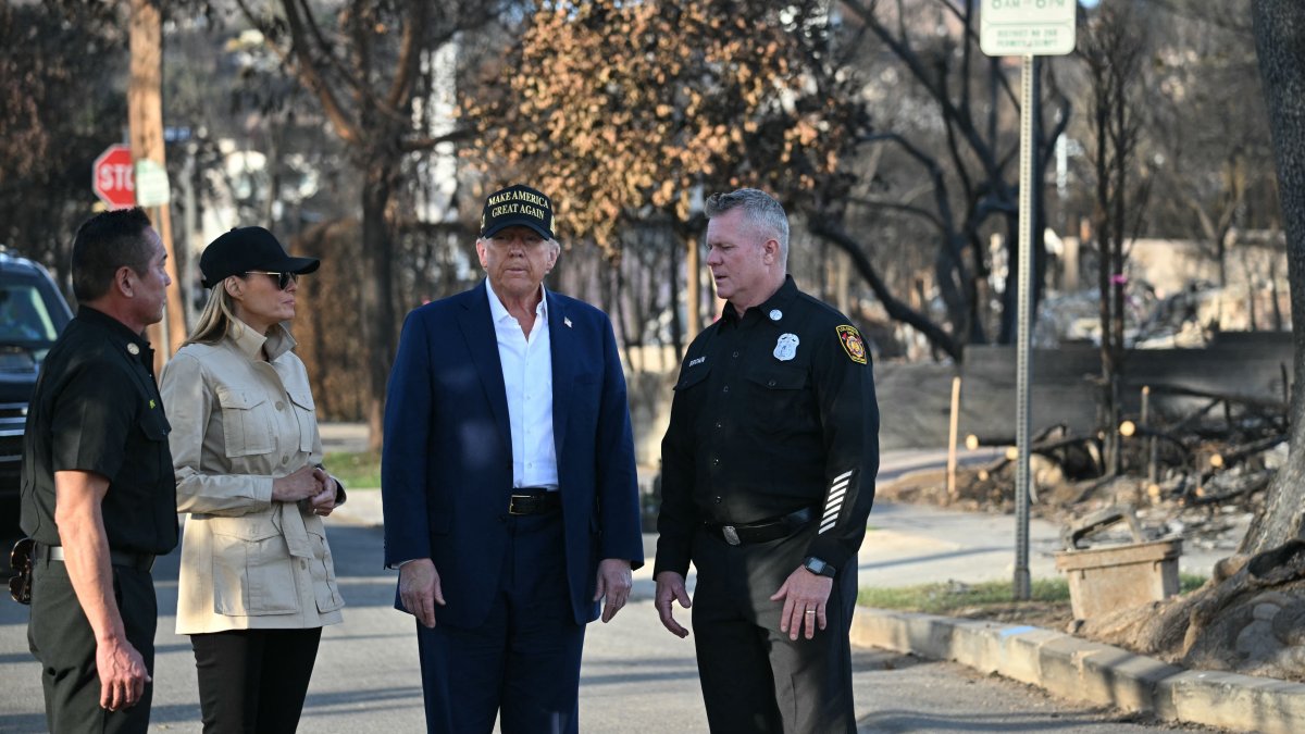 Visita de Donald Trump a California – Telemundo Miami (51)