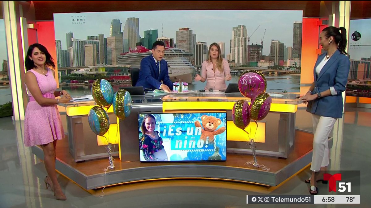 "Es un niño": Irene Sánchez, presentadora de Telemundo 51 revela género ...