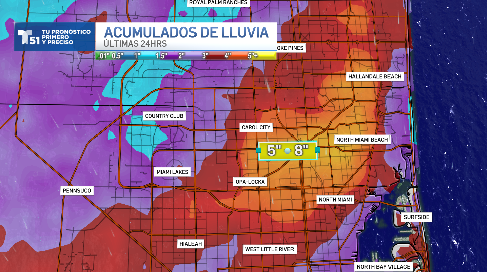 Cómo está el tiempo en Miami: radar y pronóstico – Telemundo Miami (51)