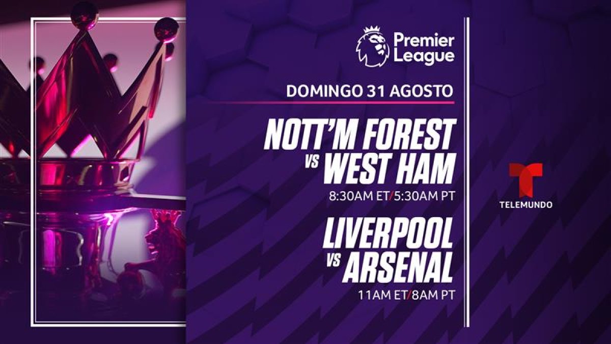 Premier League por Telemundo: calendario del 22 al 25 de agosto ...