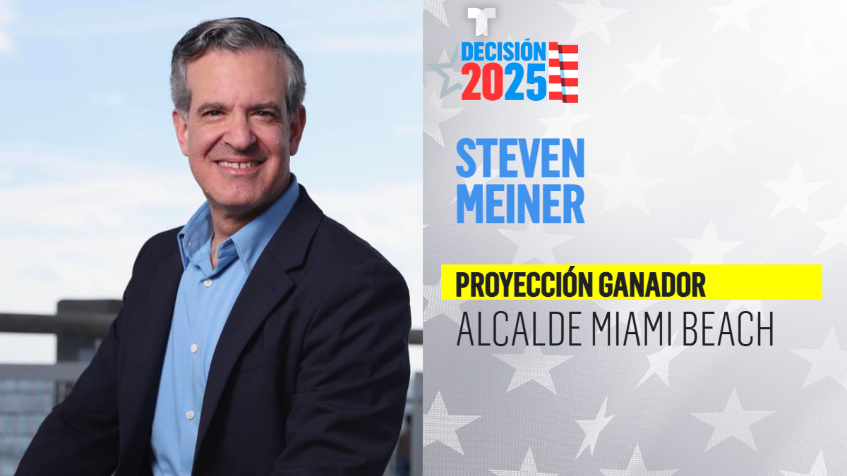 Resultados de las elecciones en Miami Beach: Steven Meiner gana ...