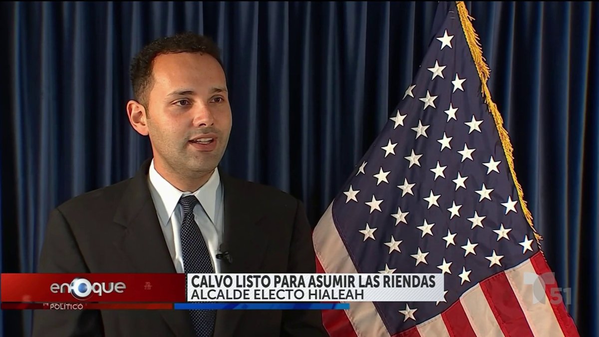 Joven y estrenando el cargo: Bryan Calvo, el próximo alcalde de Hialeah ...