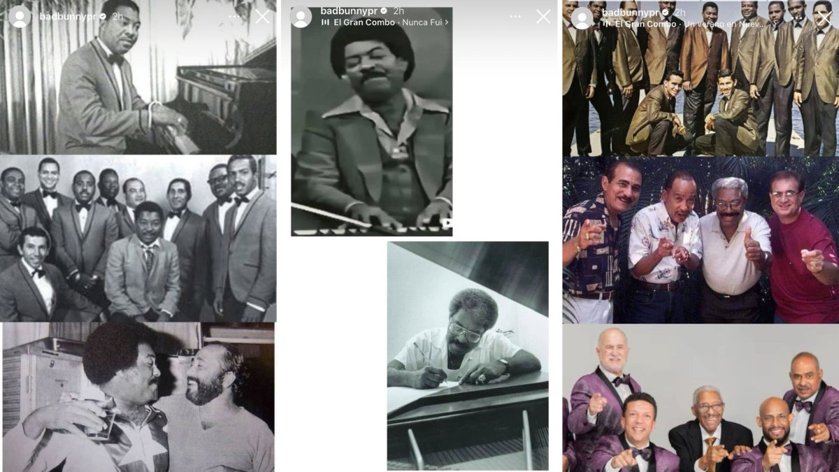 Bad Bunny reacciona a la muerte de Rafael Ithier de El Gran Combo – Telemundo Miami (51)